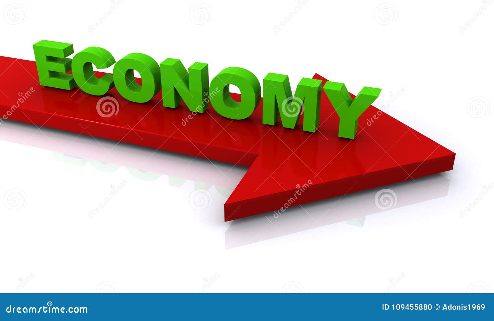 Economy arrow stock illustration. Illustration of accumulation - 109455880