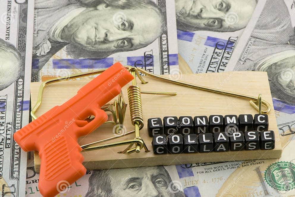 The economy in collapse stock photo. Image of inflation - 79545932