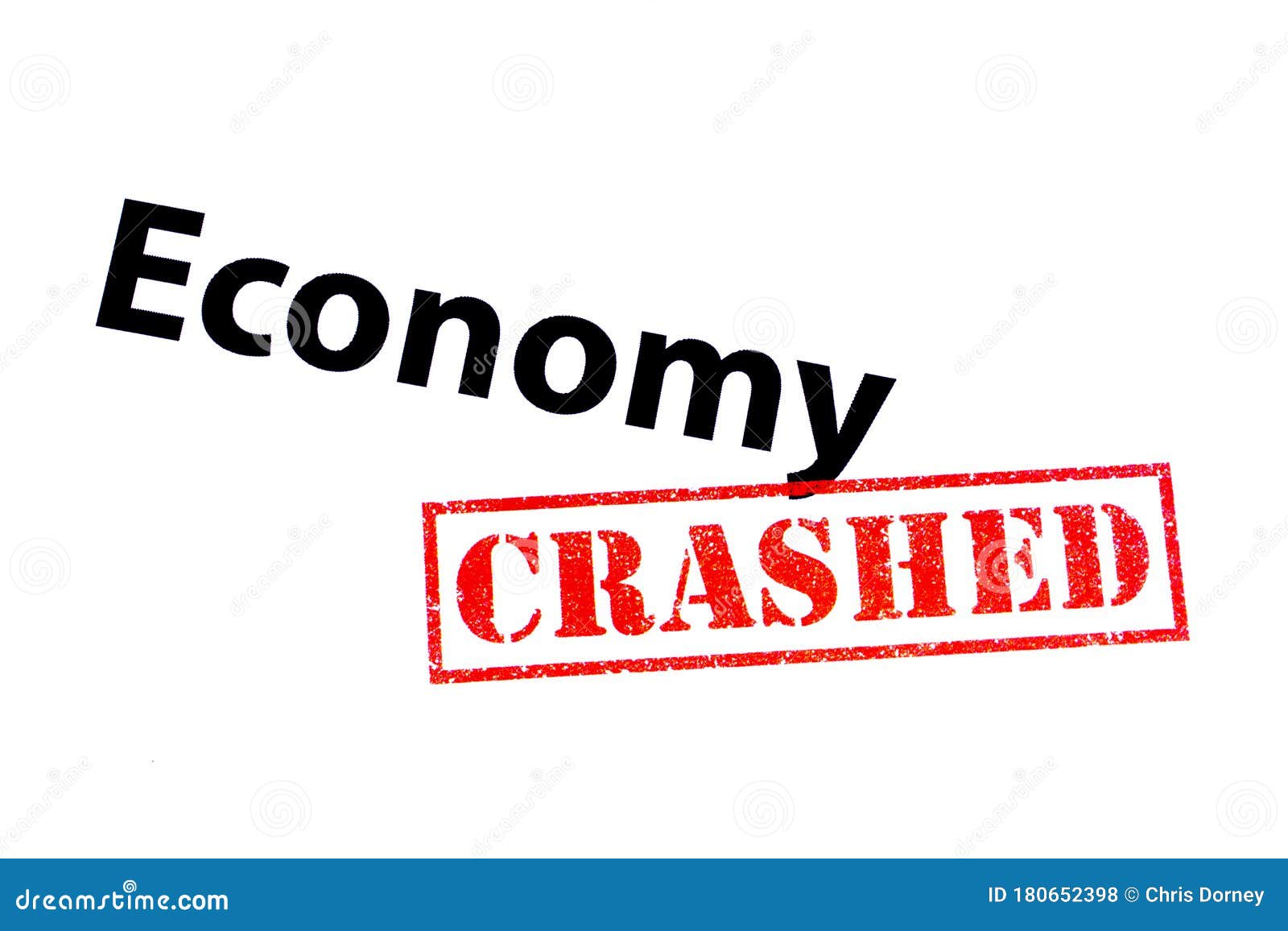 Economy Crashed stock illustration. Illustration of economy - 180652398