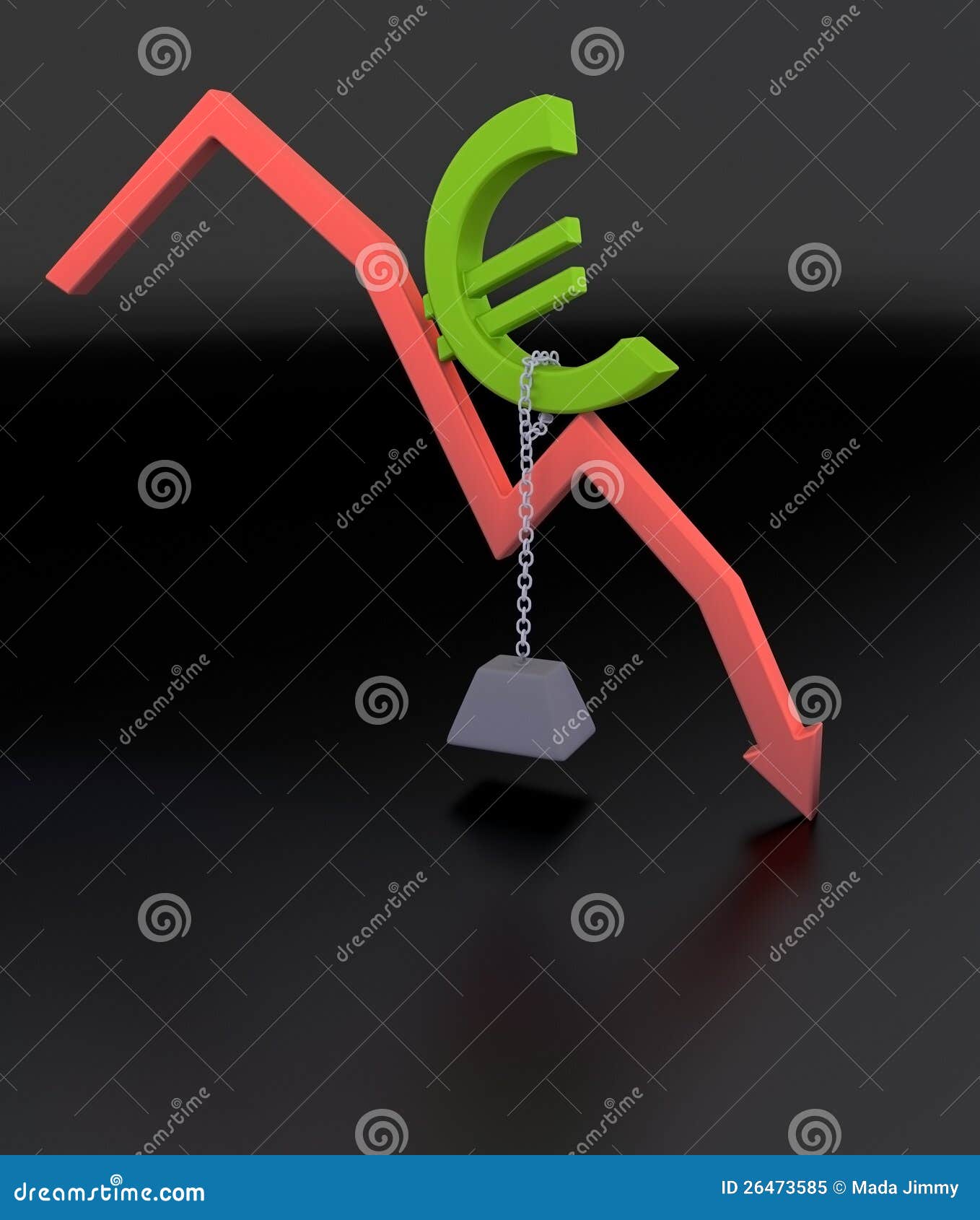 Economy Crisis Chart Stock Image | CartoonDealer.com #26473585