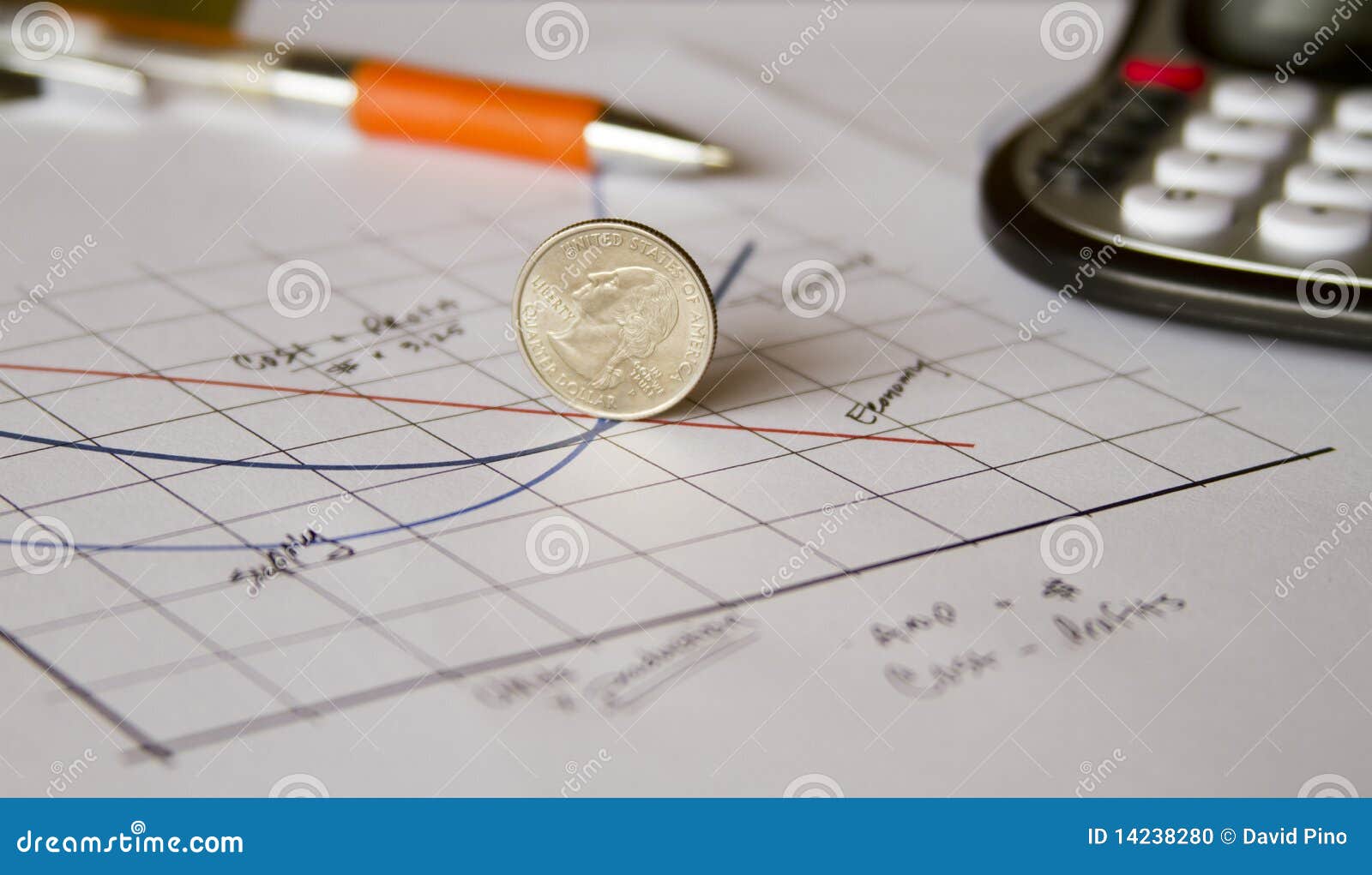 Economy downslope stock photo. Image of economy, recession - 14238280