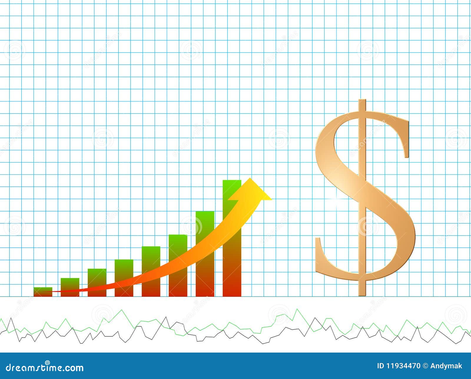 Economy growth stock illustration. Illustration of economy - 11934470