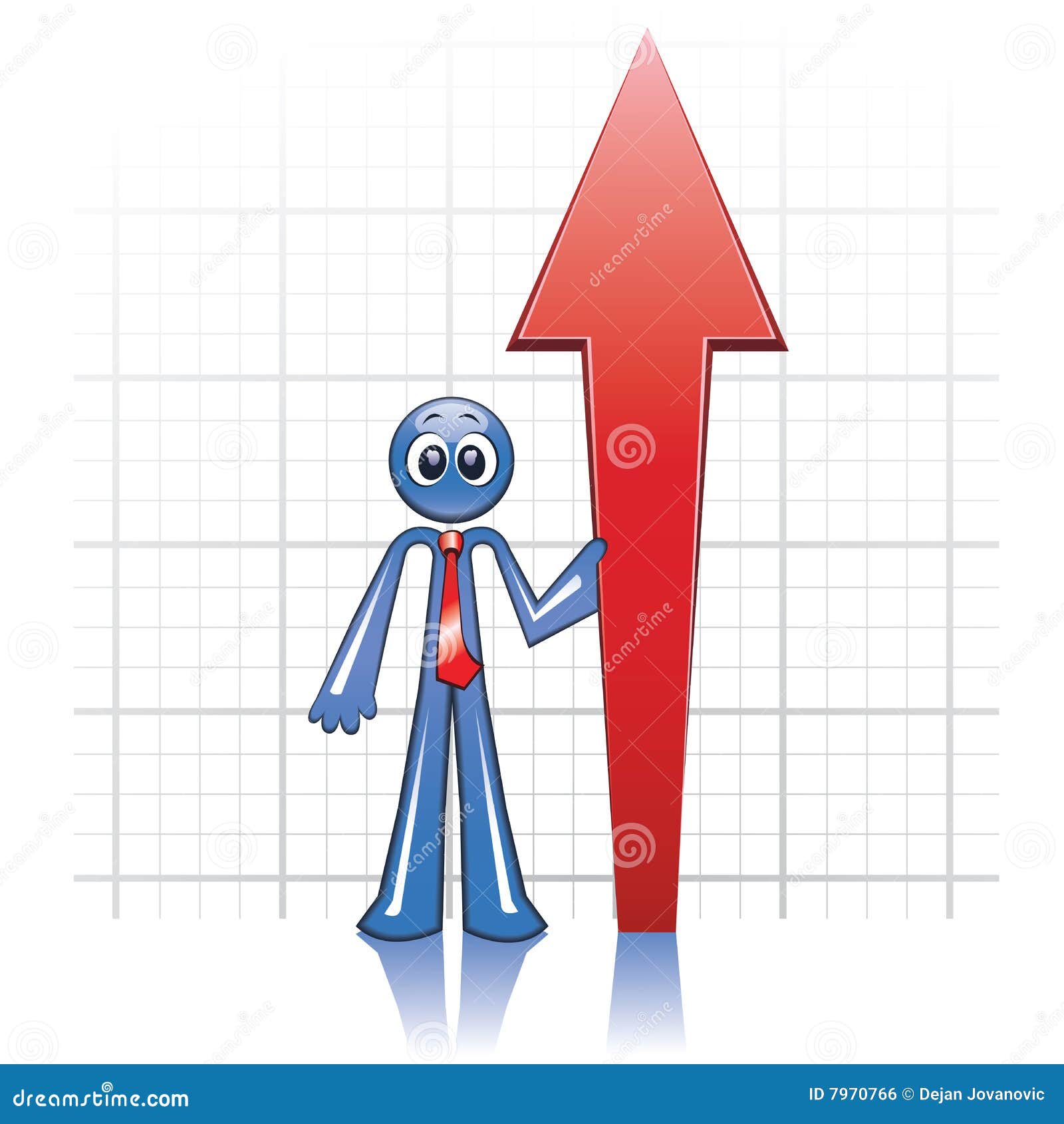 Economy growth stock vector. Illustration of lesson, economy - 7970766