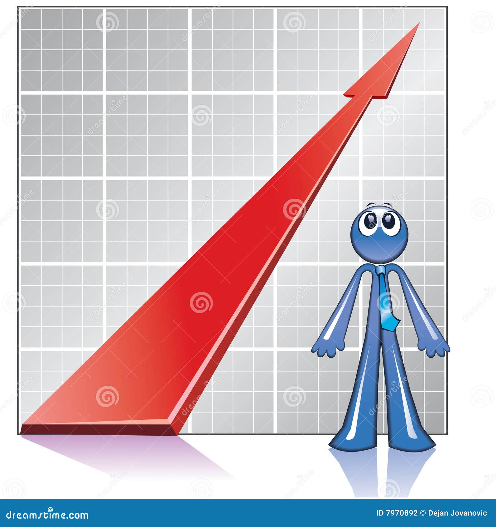 Economy growth stock vector. Illustration of plan, learn - 7970892