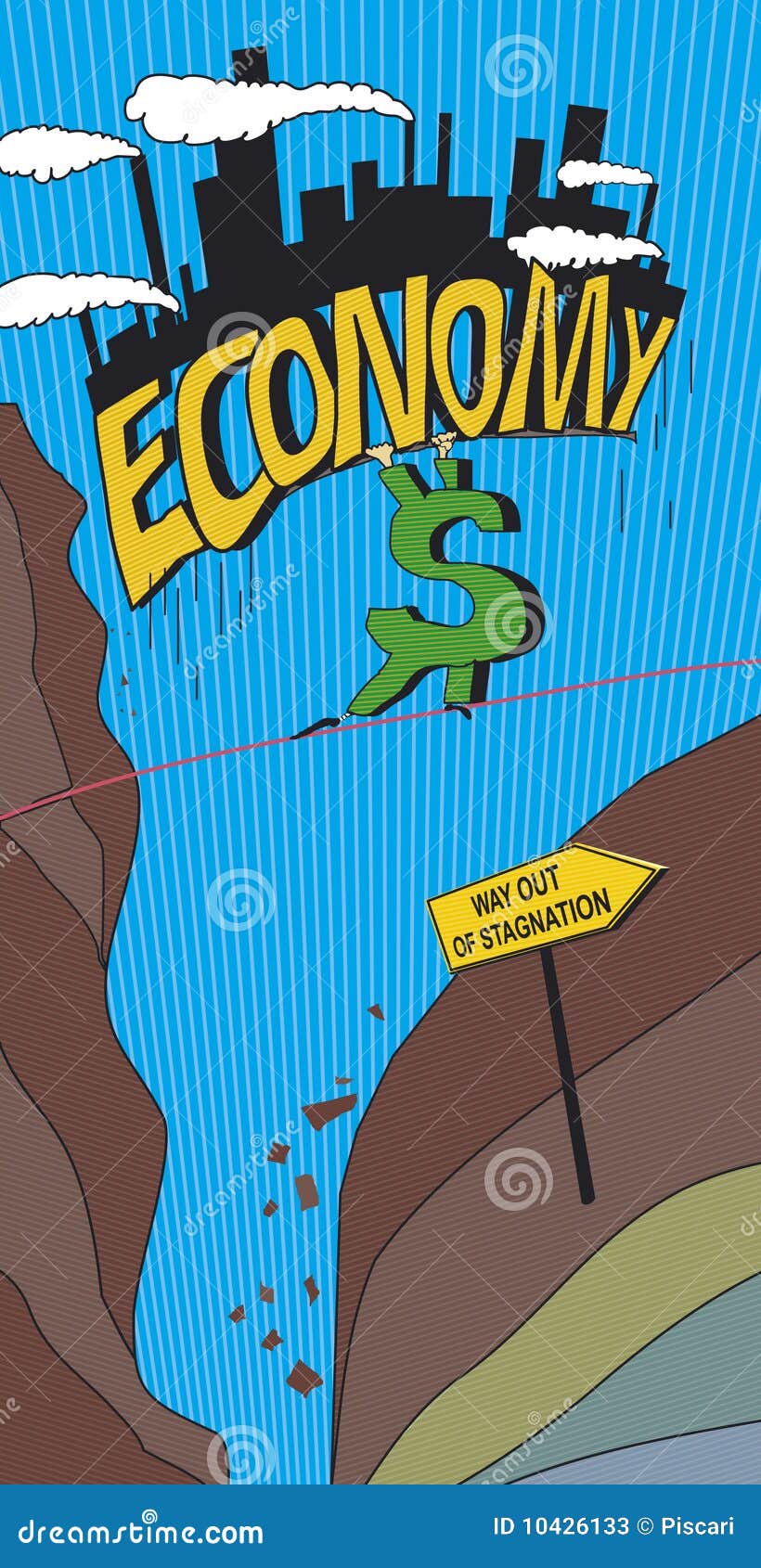 Economy illustration stock illustration. Illustration of colorful ...