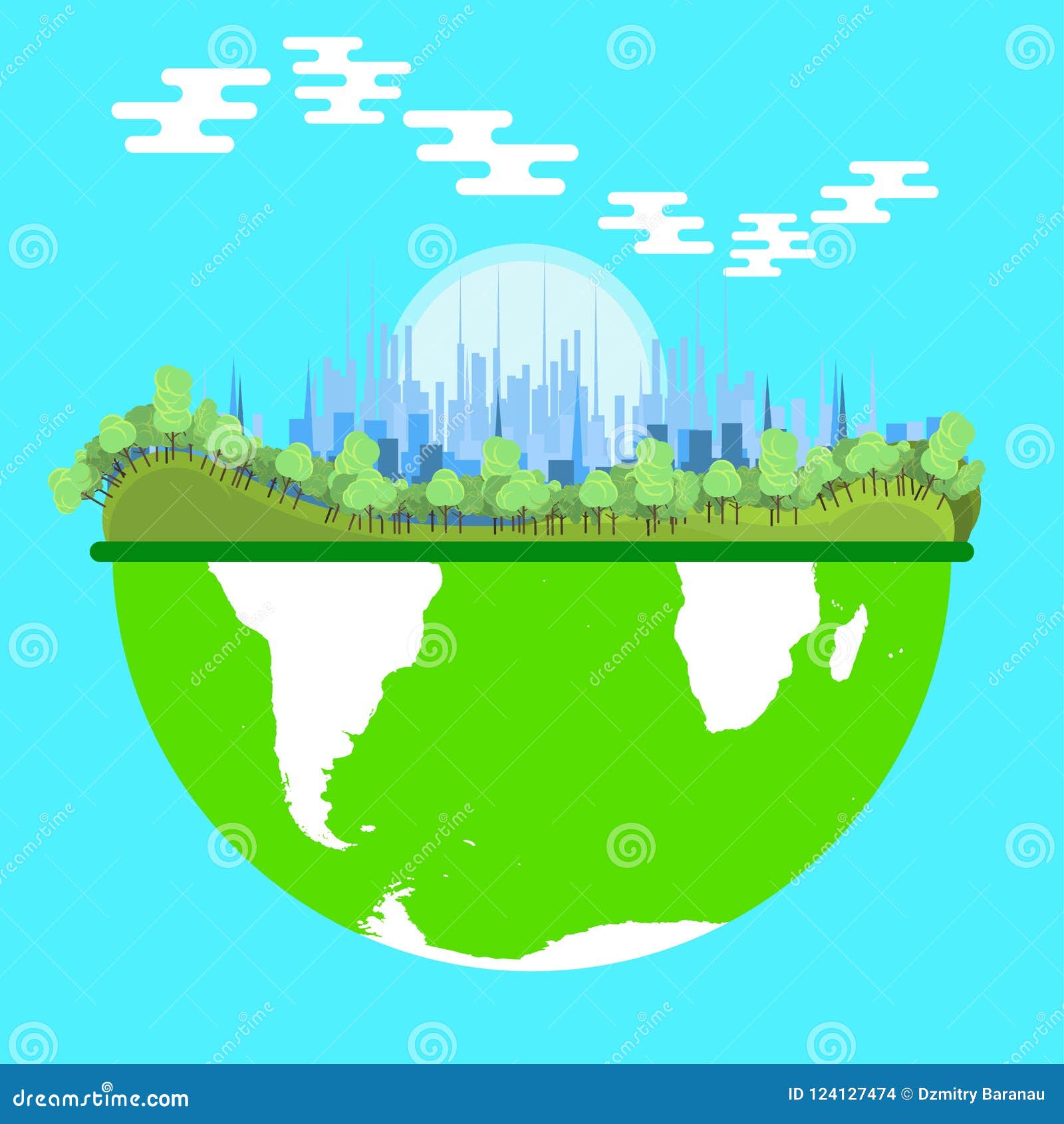Ecosystem Environment Onboarding Icons Set Vector