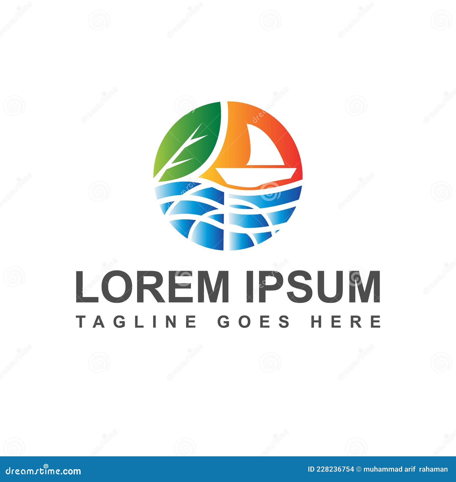 Ecosystem Environmental Conservation Logo Design Vector Illustration ...