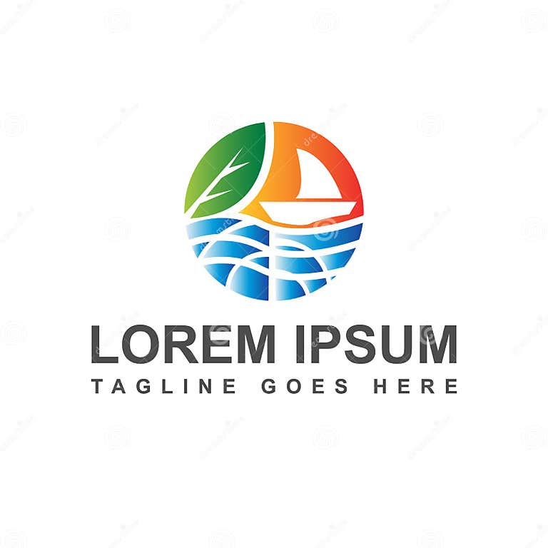 Ecosystem Environmental Conservation Logo Design Vector Illustration ...