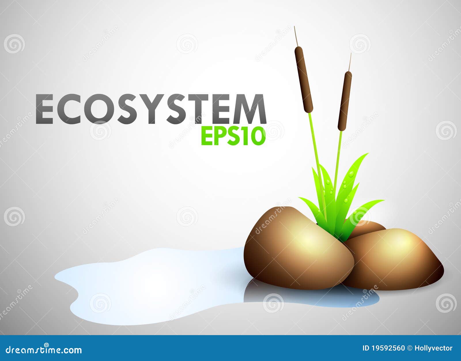 Ecosystem theme stock illustration. Illustration of environment - 19592560