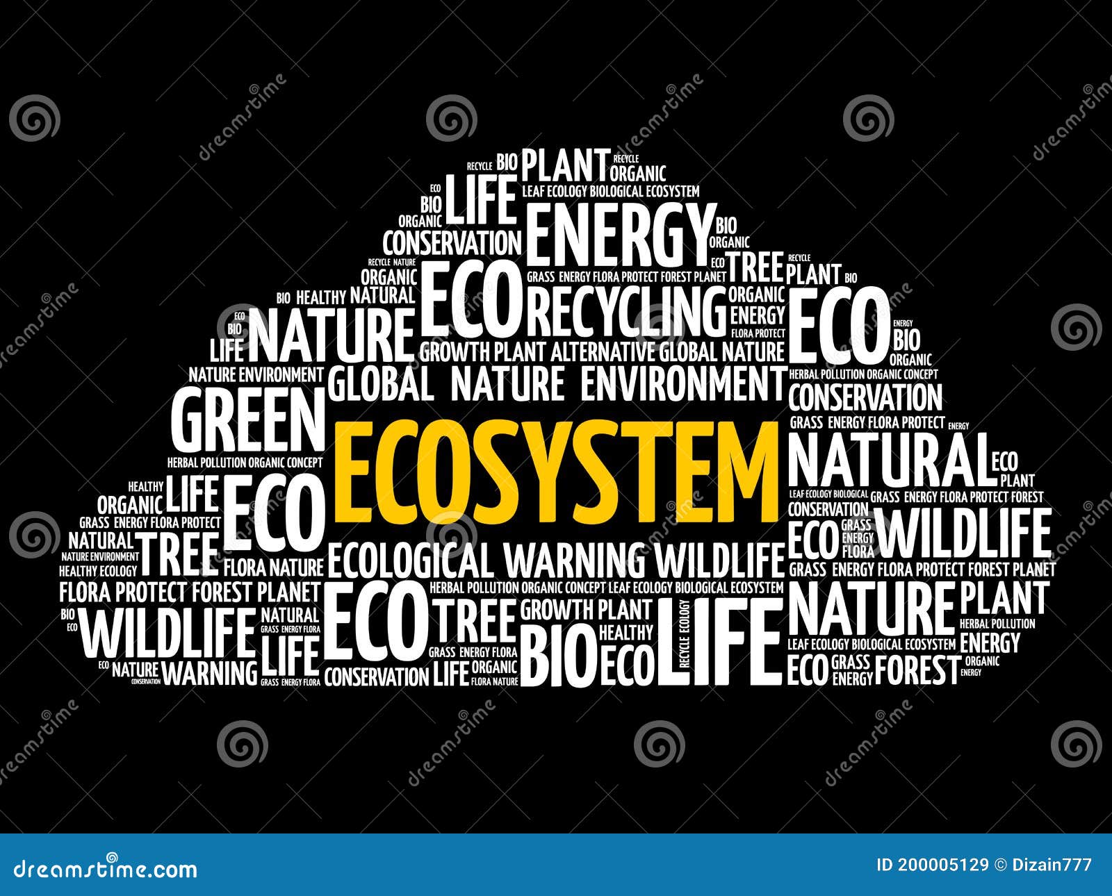 ECOSYSTEM - Word Cloud Wordcloud - Terms From The Globalization ...