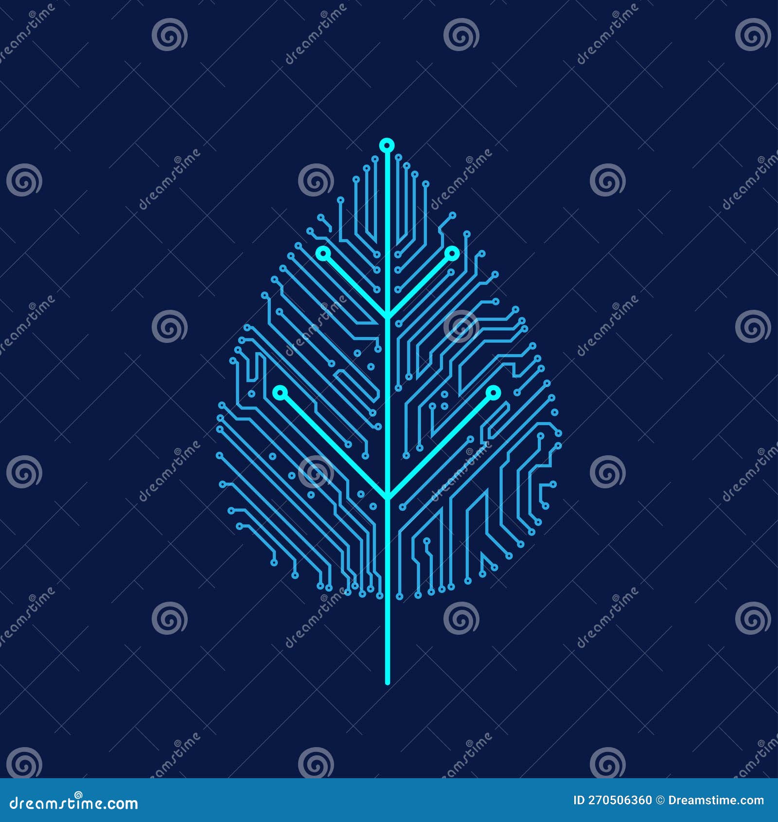 EcoTech stock vector. Illustration of science, research - 270506360
