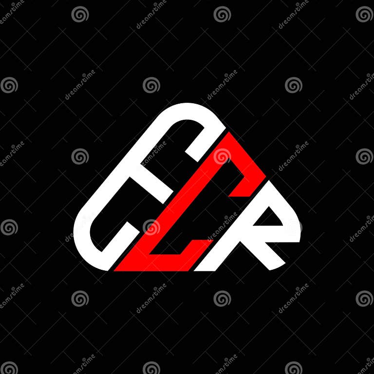 ECR Letter Logo Creative Design with Vector Graphic, ECR Simple and ...