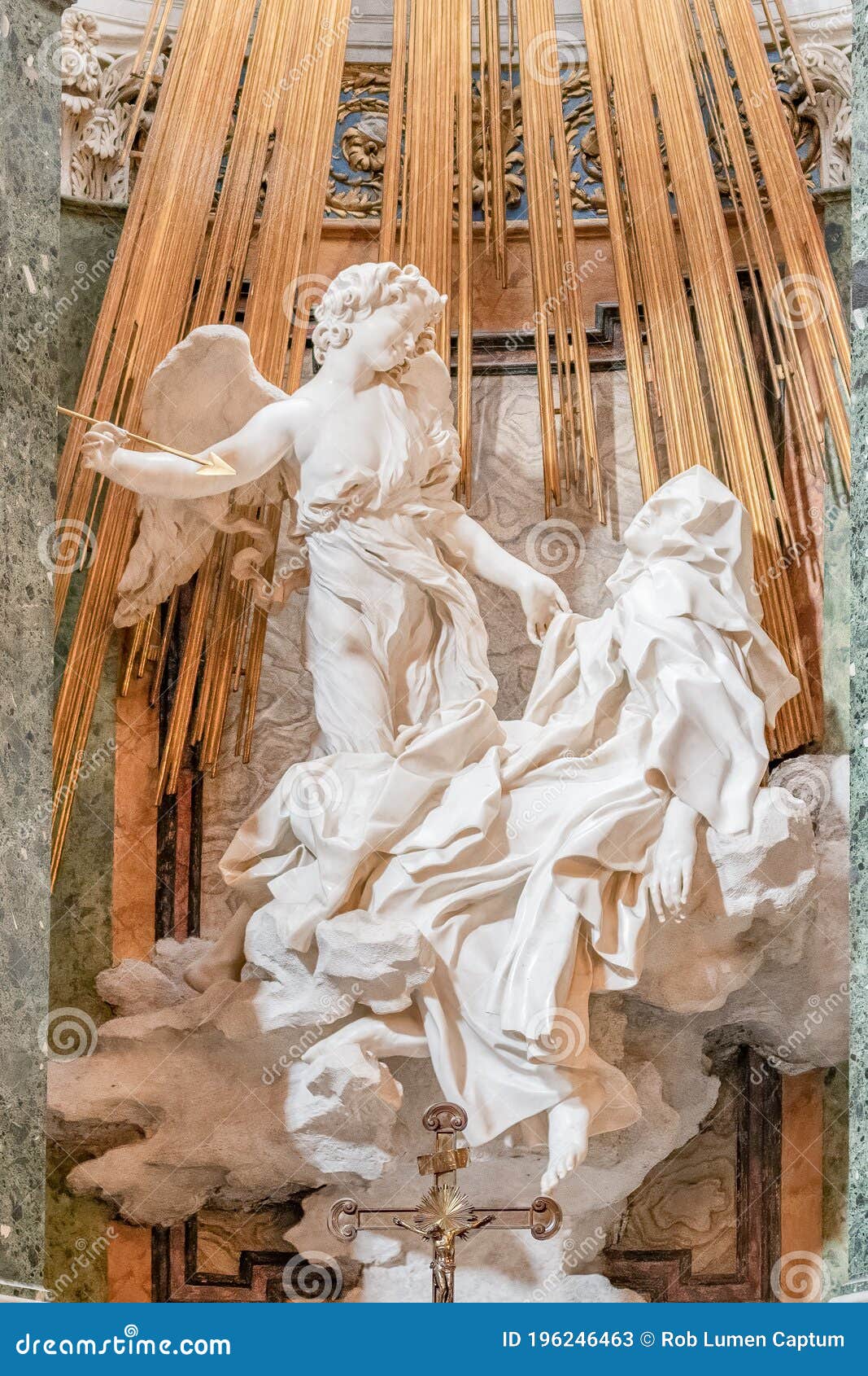 Ecstasy of Saint Teresa, Sculpture by Bernini in Rome Stock Image ... Ecstasy of Saint Teresa, Sculpture by Bernini in Rome Stock Image ...