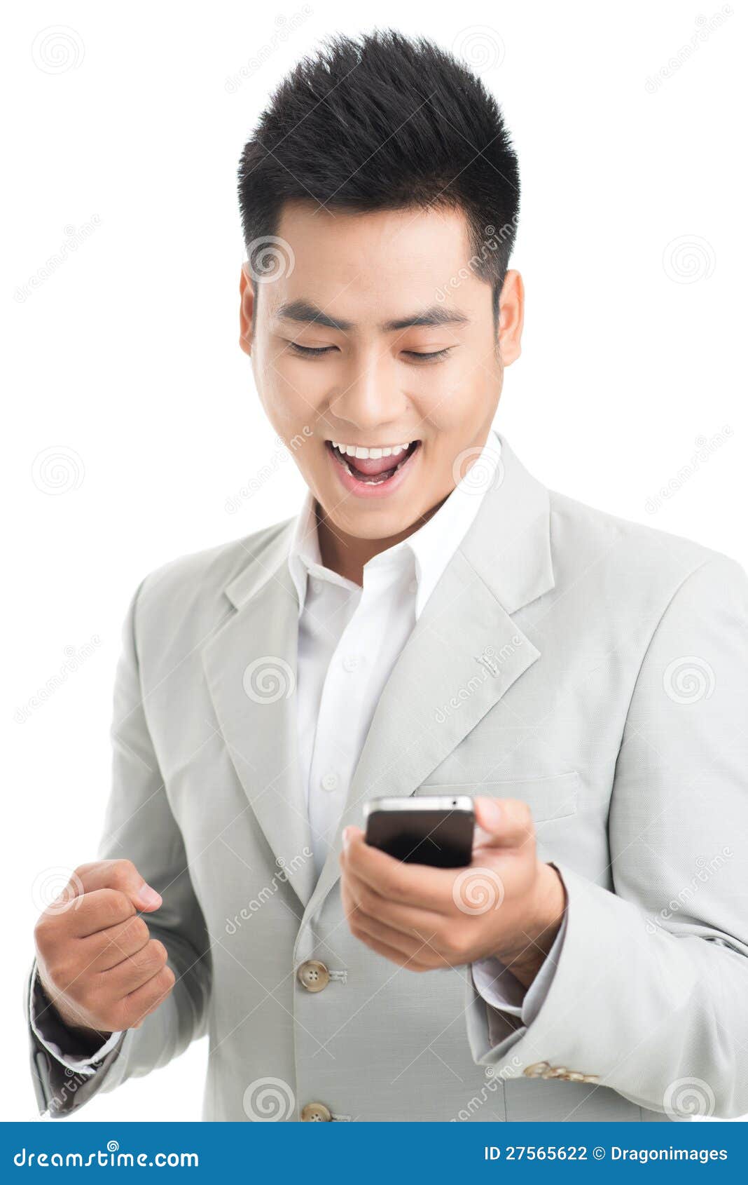 Ecstatic stock photo. Image of gadget, isolated, ecstatic - 27565622