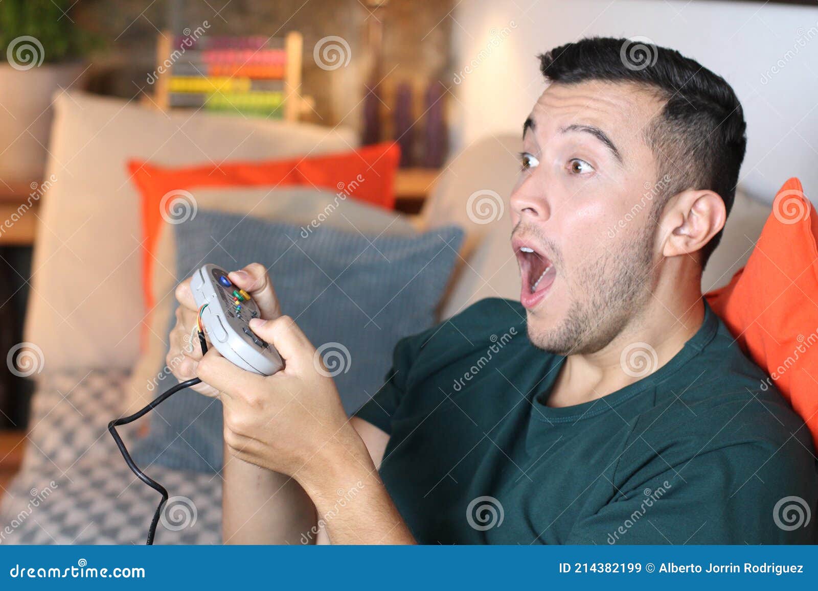 Ecstatic Boy Playing Video Games Stock Image - Image of controller ...