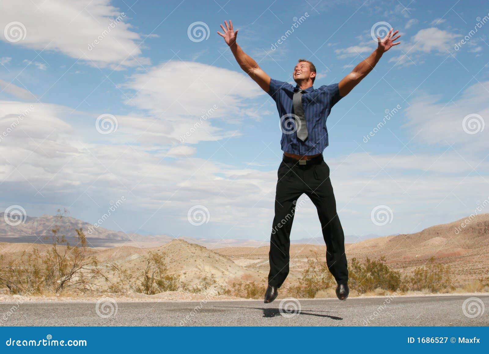 Ecstatic business man stock image. Image of businessman - 1686527