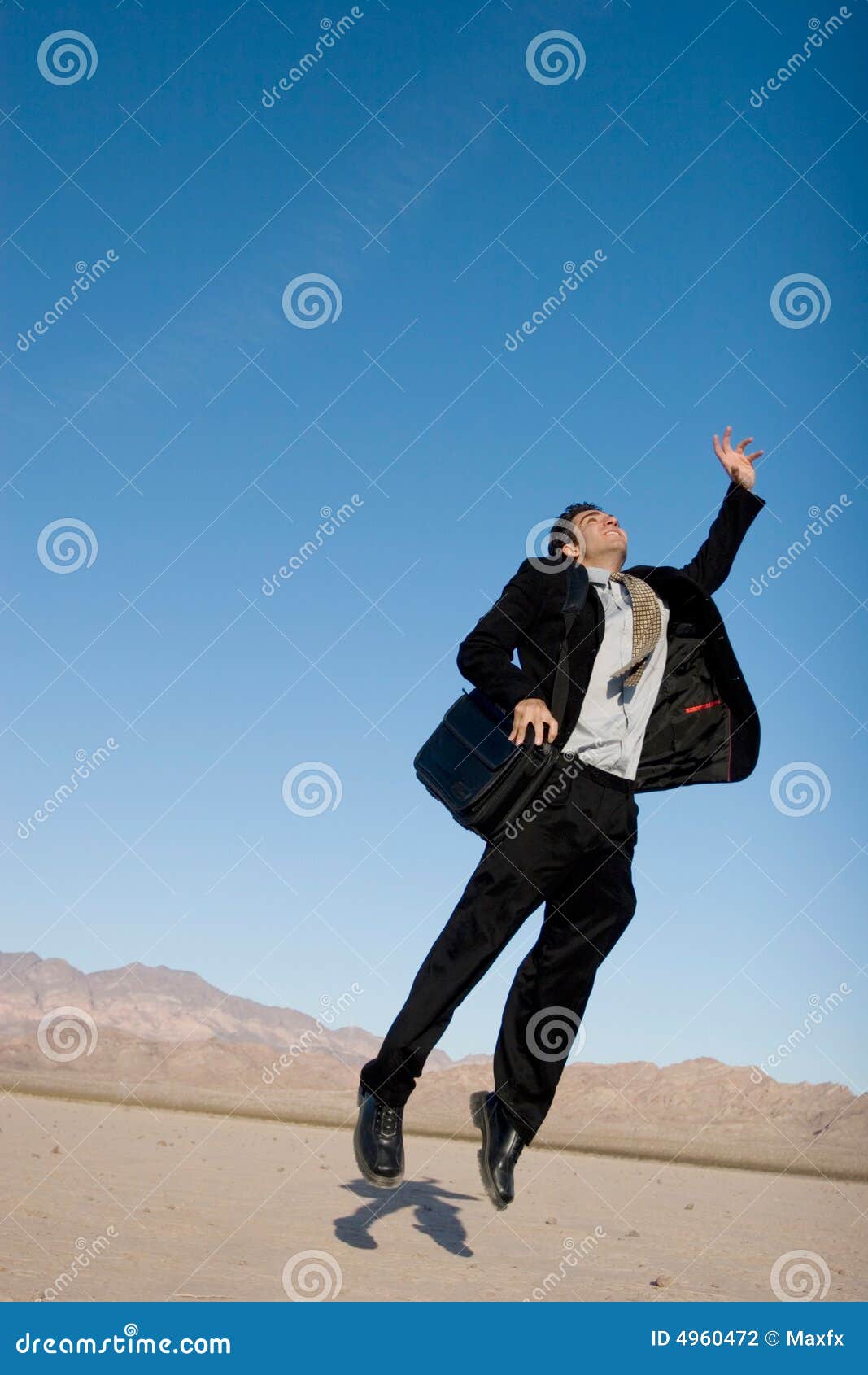 Ecstatic business man stock photo. Image of businessman - 4960472