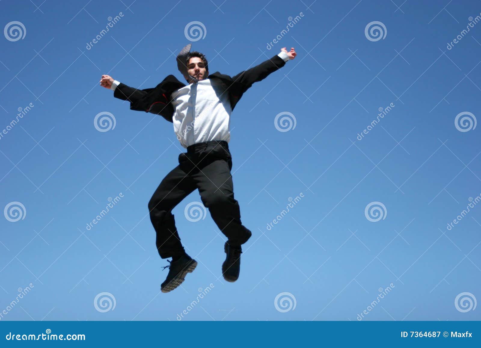 Ecstatic businessman stock image. Image of male, corporate - 7364687