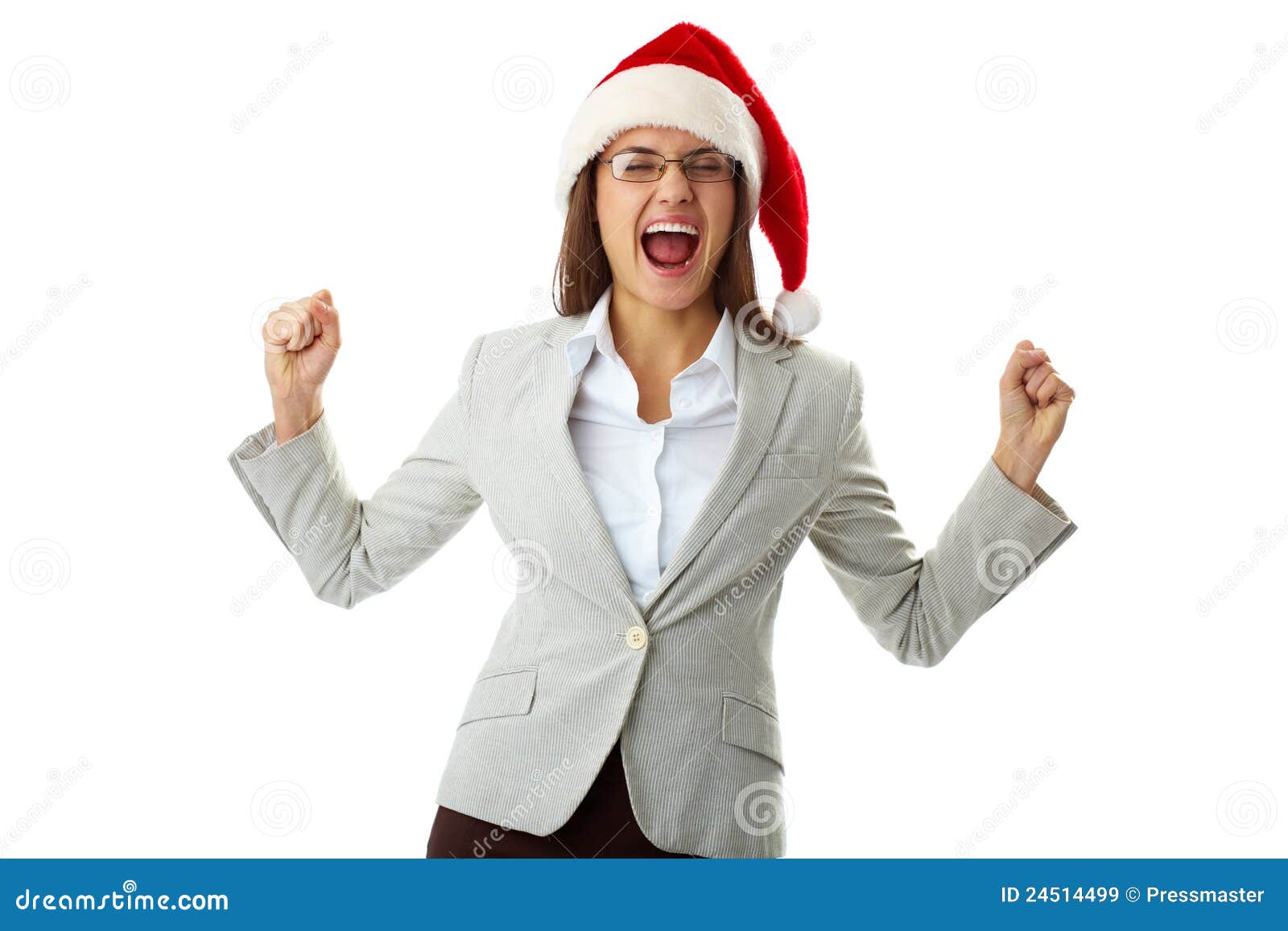 Ecstatic exclamation stock image. Image of business, girl - 24514499
