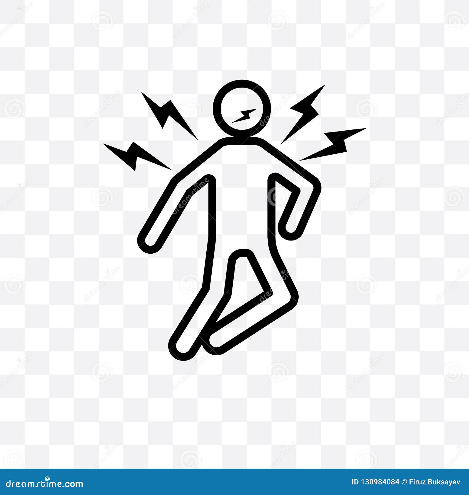 Ecstatic Human Vector Icon On White Background. Flat Vector Ecstatic ...