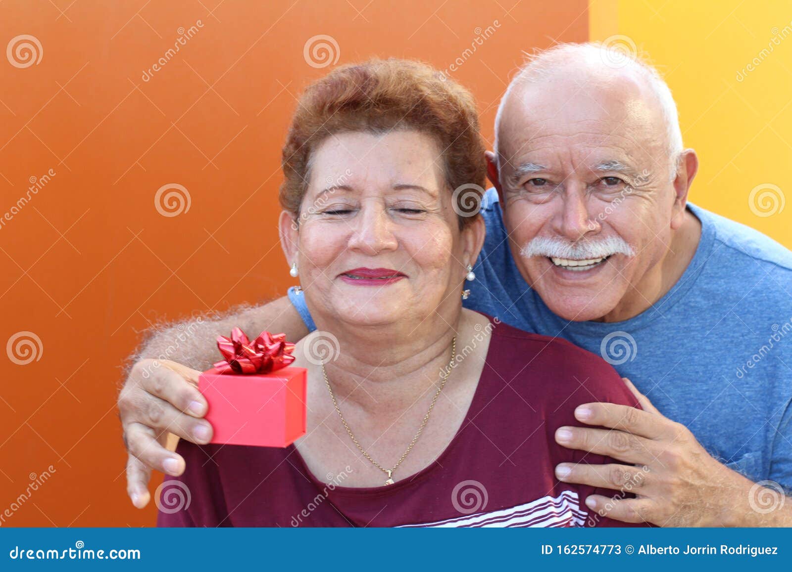 Ecstatic Man Giving a Surprise Stock Image - Image of celebration ...