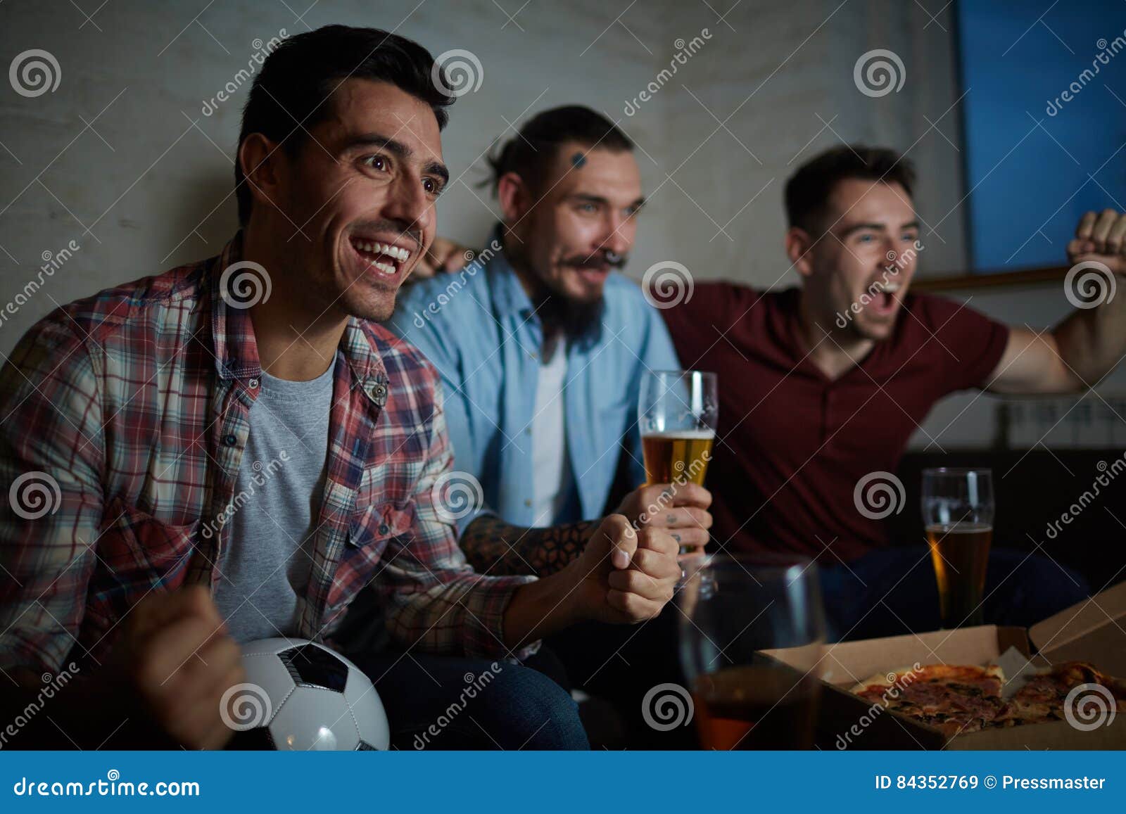 Ecstatic men stock image. Image of glass, restful, happy - 84352769