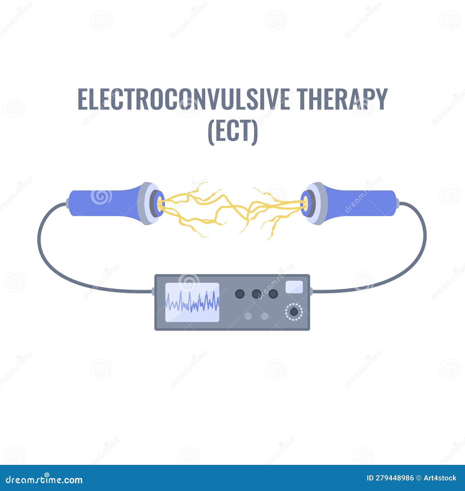Electroconvulsive Therapy, ECT, A Treatment Involving The Use Of ...