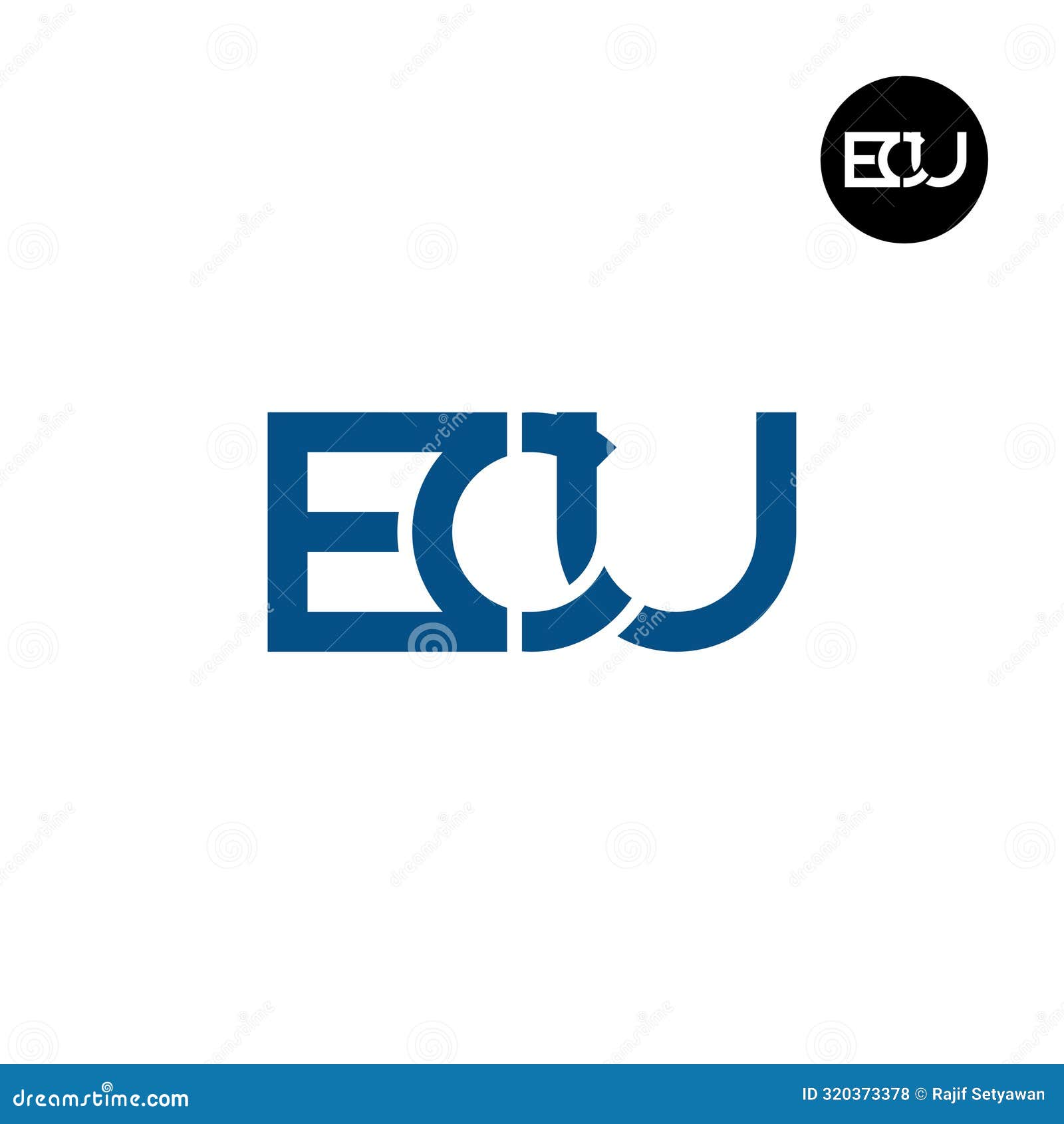 ECU Logo Letter Monogram Design Stock Vector - Illustration of business ...