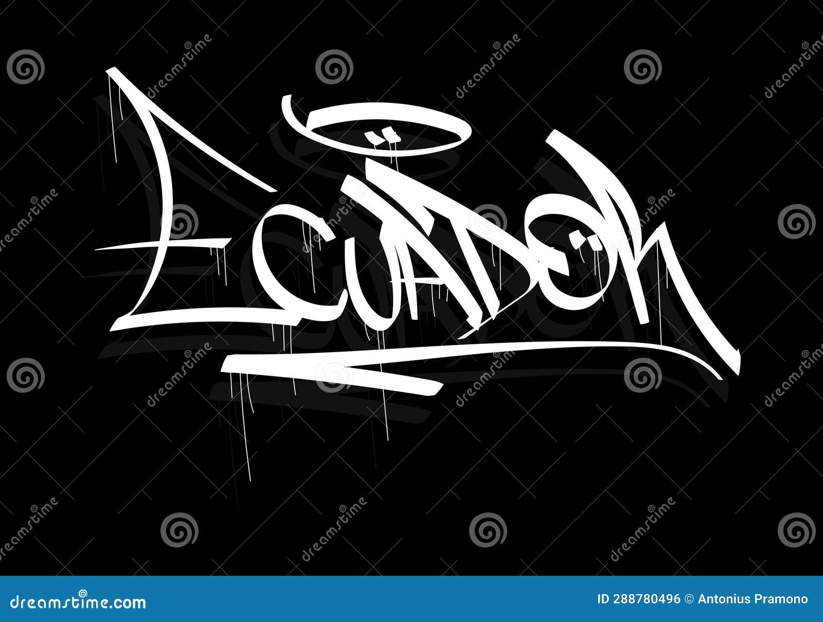 Basic RGB ECUADOR Country Graffiti Tag Style Stock Illustration ...