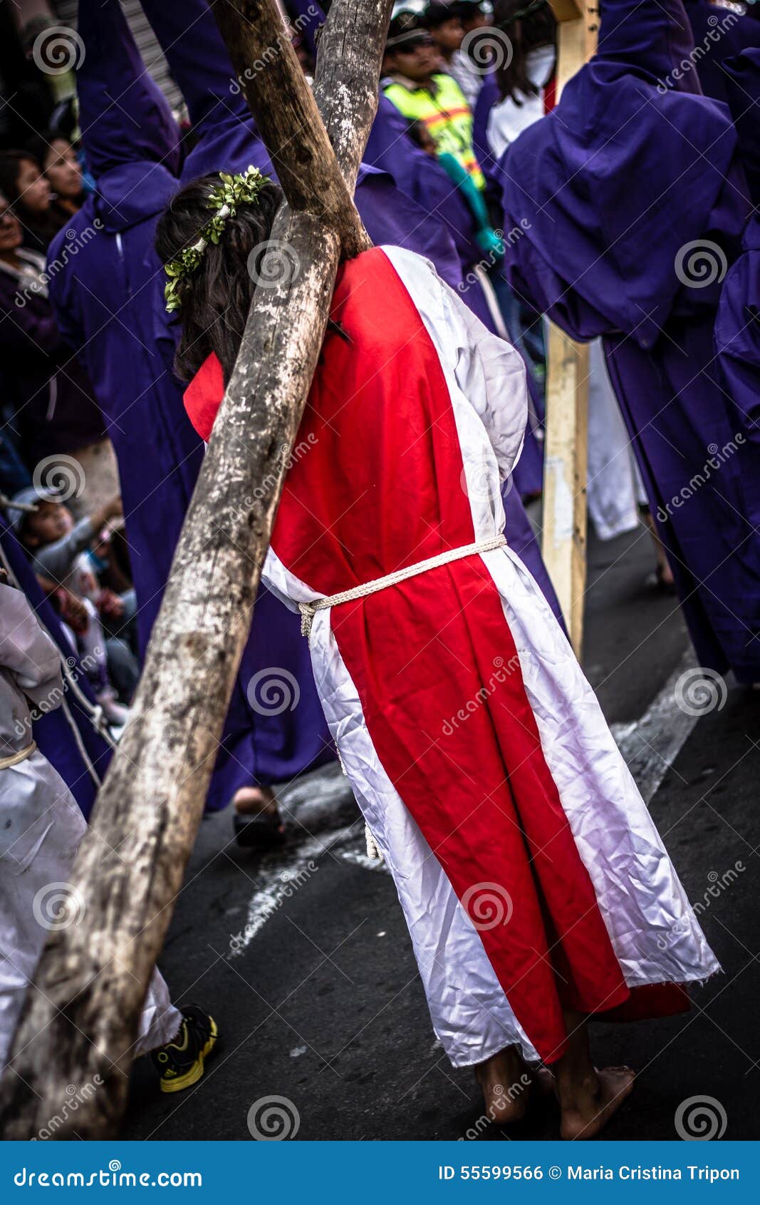 Ecuador Easter editorial photo. Image of girl, street - 55599566