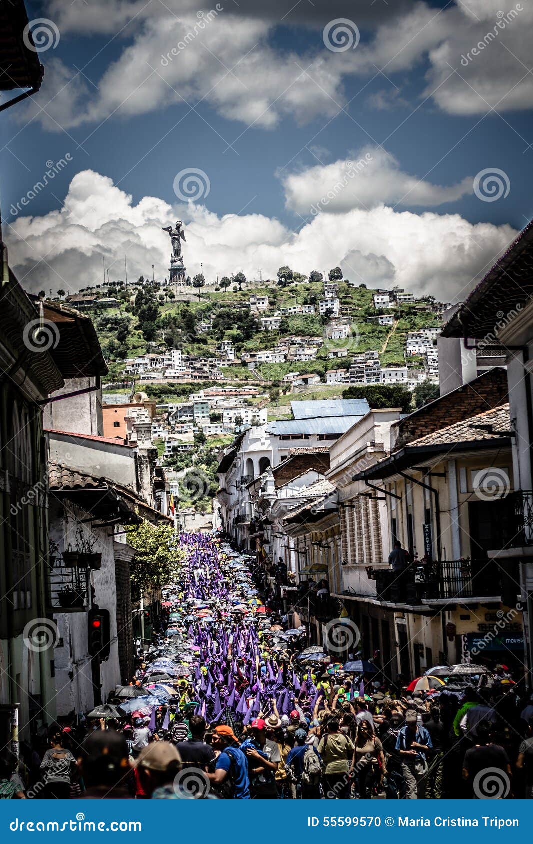 Ecuador Easter editorial image. Image of road, traditions - 55599570