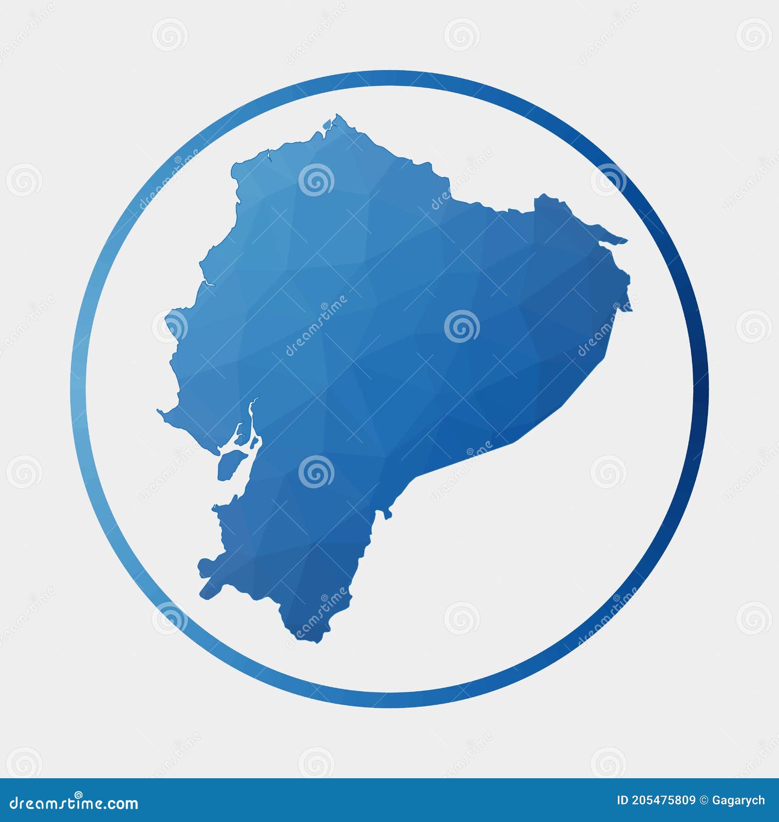 Ecuador icon. stock vector. Illustration of america - 205475809