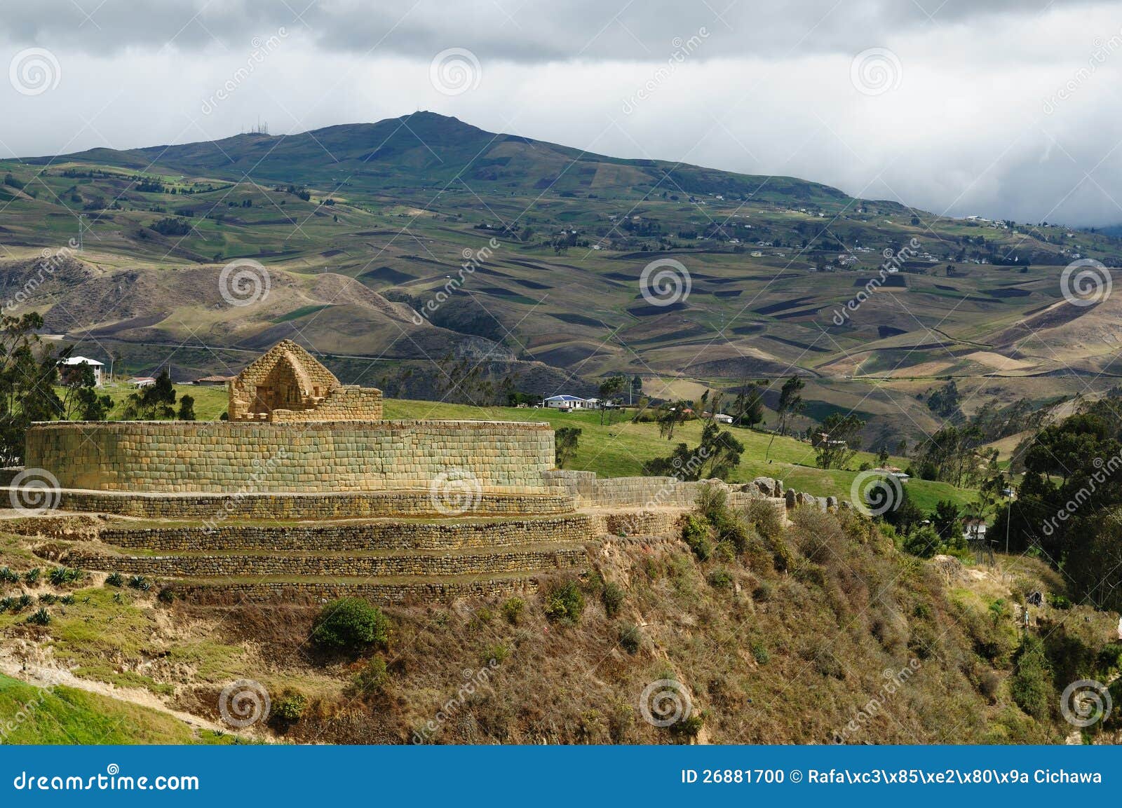 Ecuador, Ingapirca Inca Site Stock Photo - Image of mountain, ingapirca ...