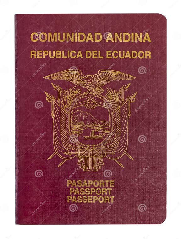 Ecuador Passport stock image. Image of documentation - 85303751