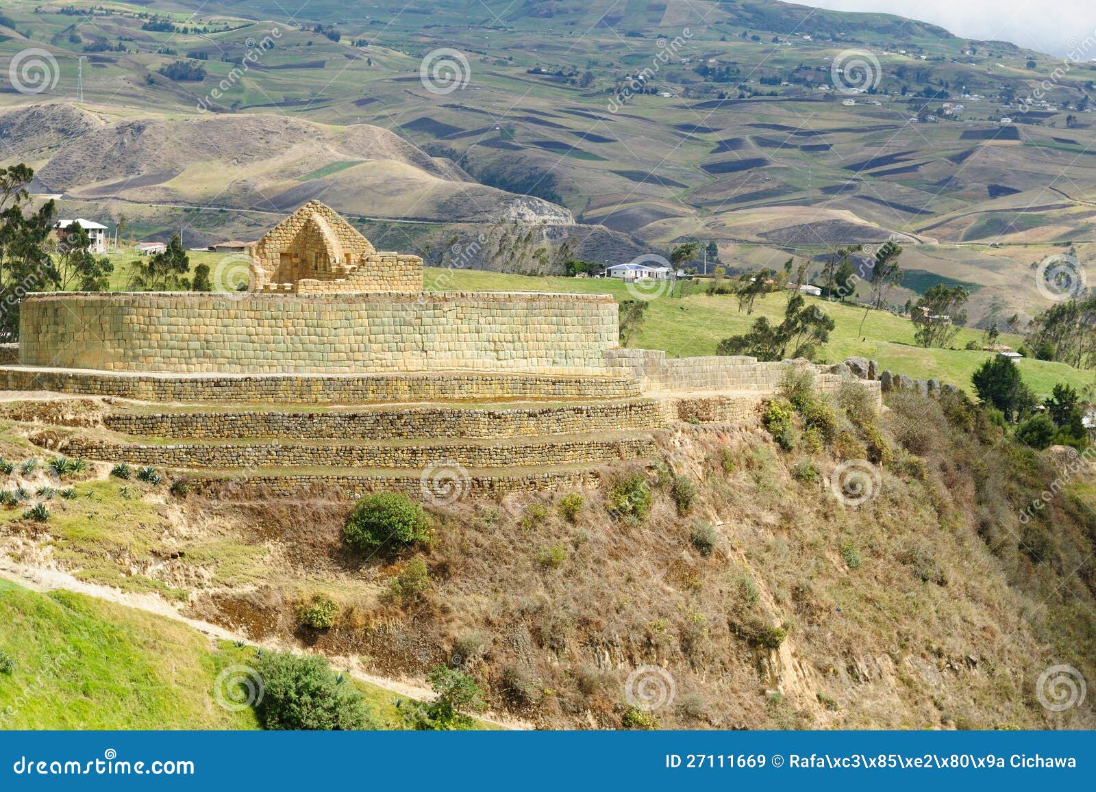 Ecuador, Sitio Del Inca De Ingapirca Imagen de archivo - Imagen de ...