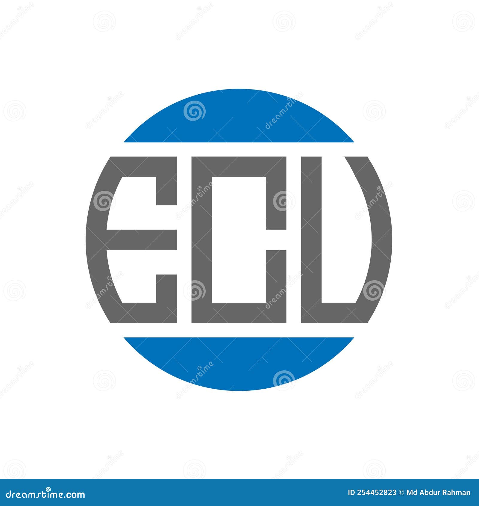 ECV Letter Logo Design on White Background. ECV Creative Initials ...