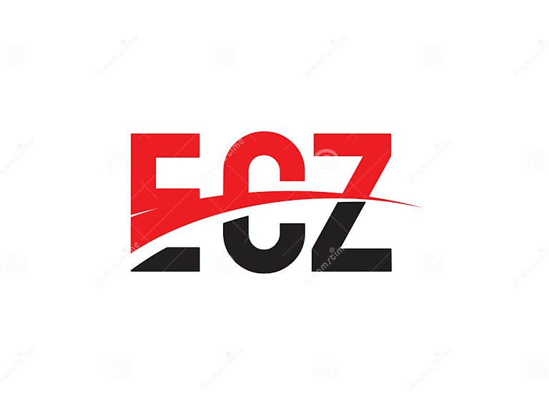 ECZ Letter Initial Logo Design Vector Illustration Stock Vector ...