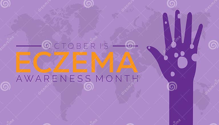 Eczema Awareness Month is Observed Every Year on October. Stock ...