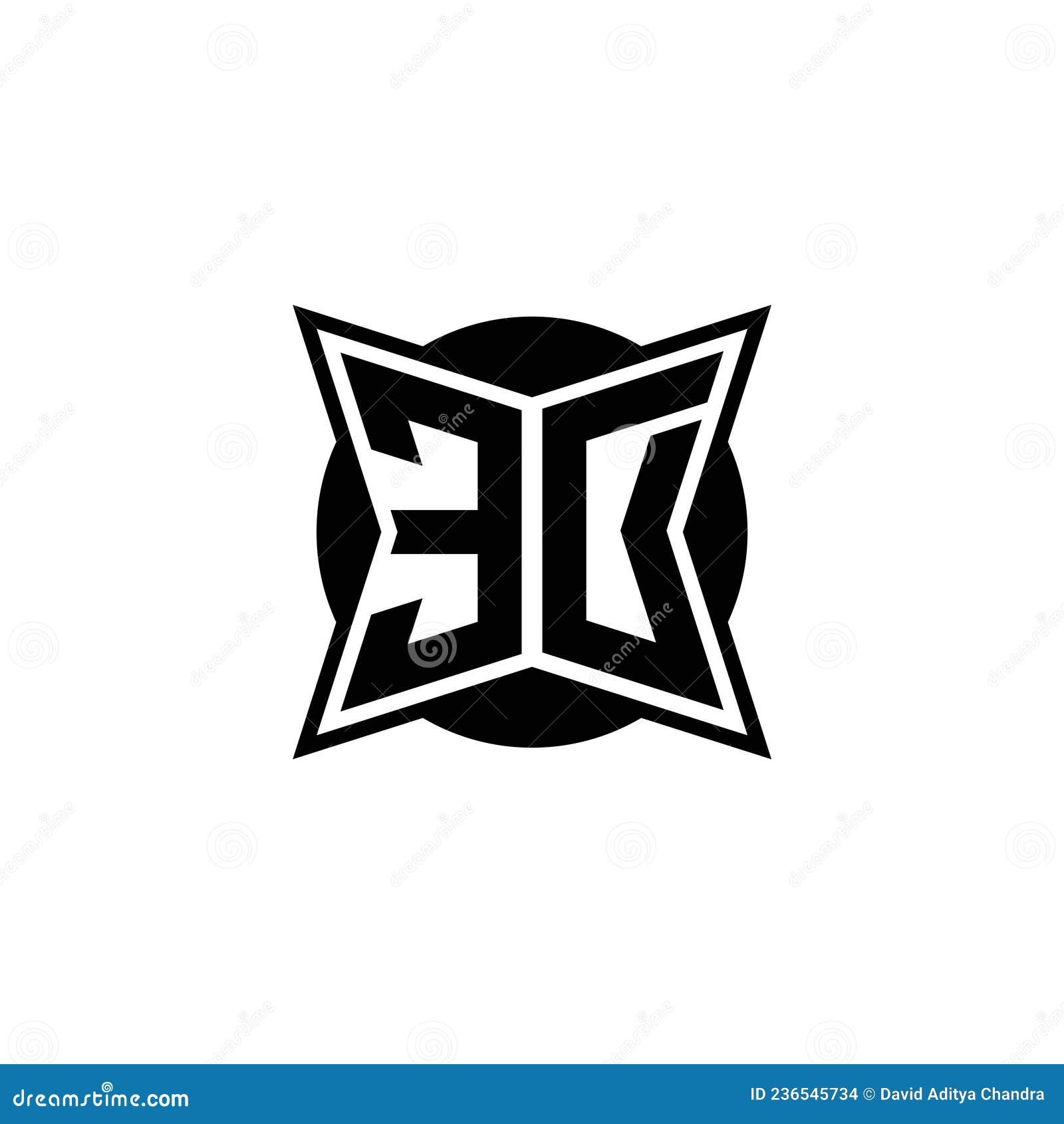 ED Logo Monogram Geometric Modern Design Stock Vector - Illustration of ...