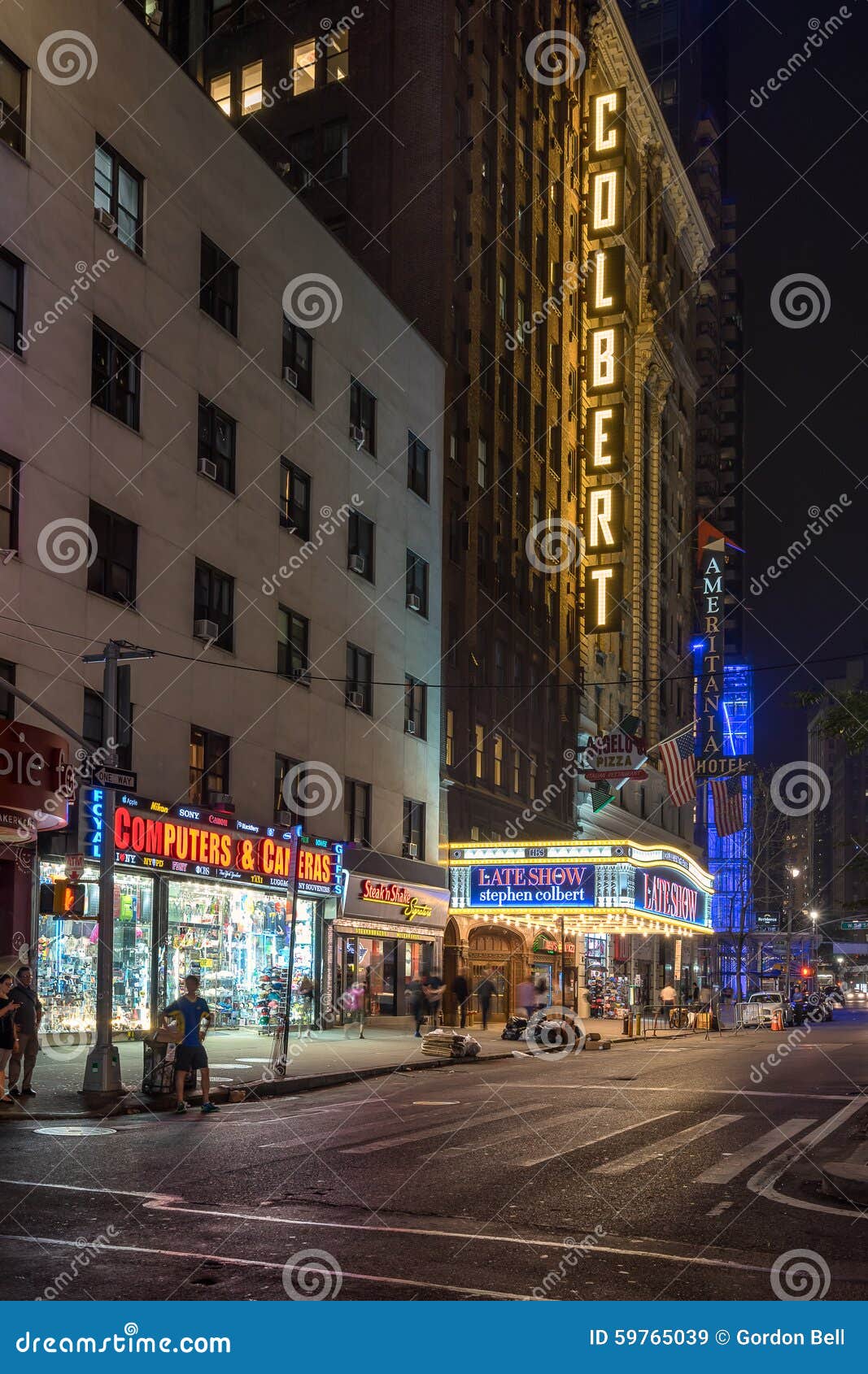 Ed Sullivan Theatre à New York Image stock éditorial - Image du ...