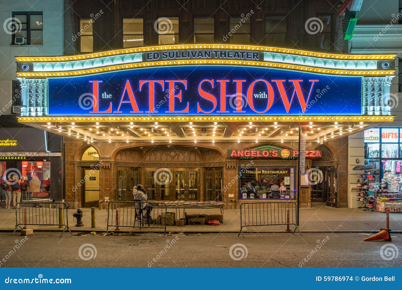 Ed Sullivan Theatre à New York Image stock éditorial - Image du ville ...