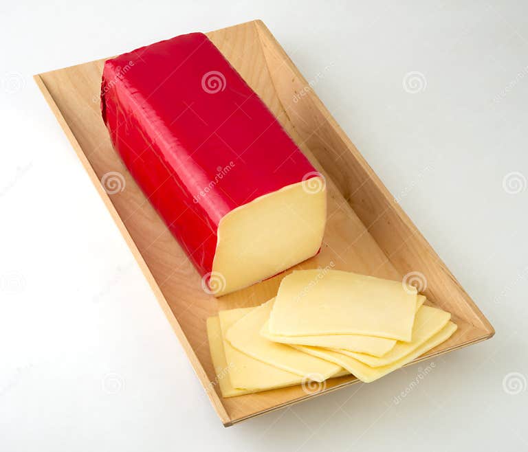 Edam cheese stock photo. Image of slice, piece, background - 64443846