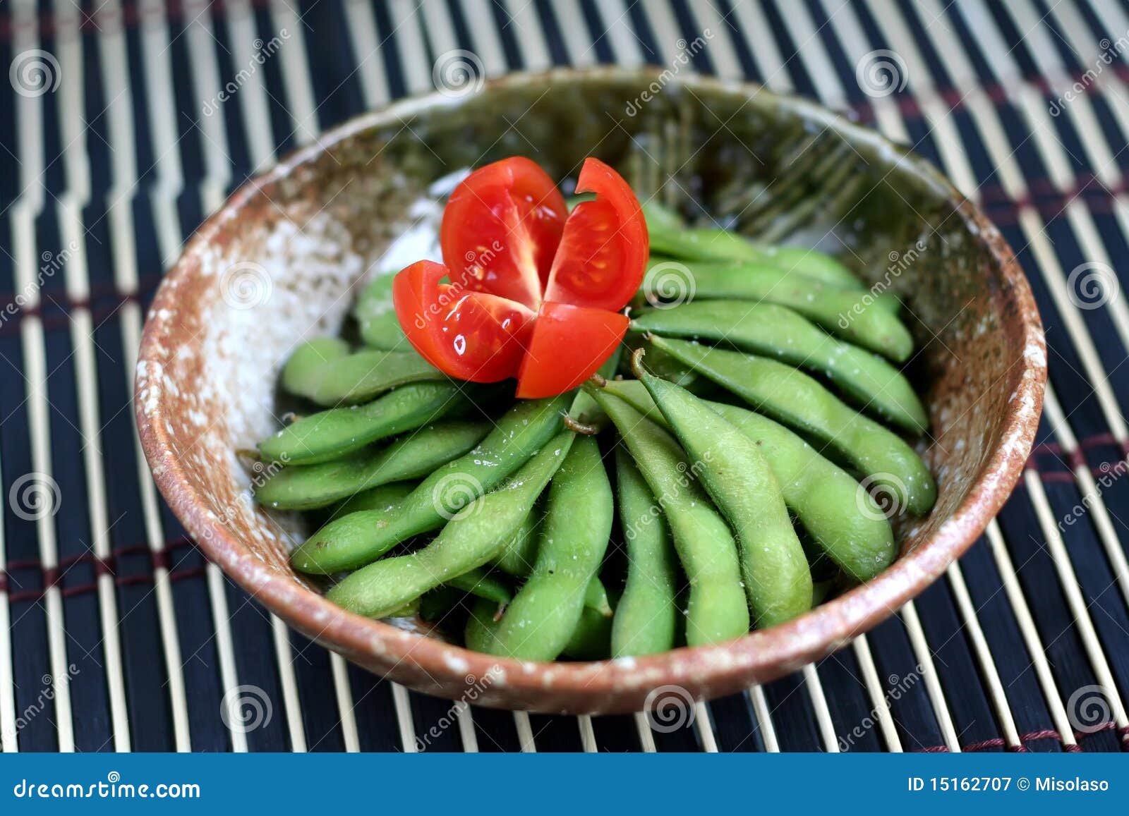 Edamame stock image. Image of dishes, cuisine, oriental - 15162707