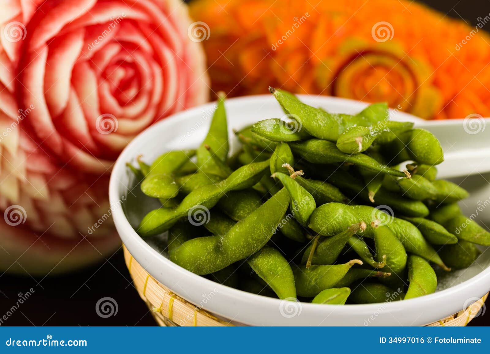 Edamame foto de archivo. Imagen de cultura, comida, fresco - 34997016