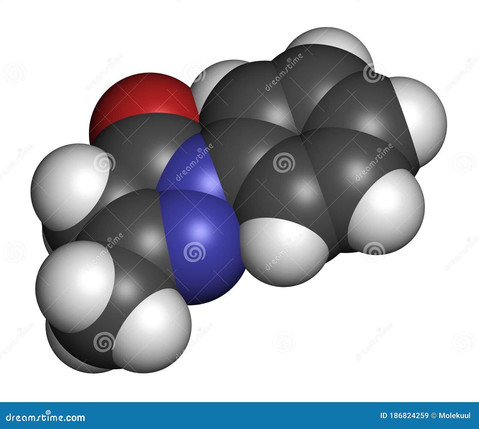 Edaravone Drug Molecule. 3D Rendering Stock Illustration - Illustration ...