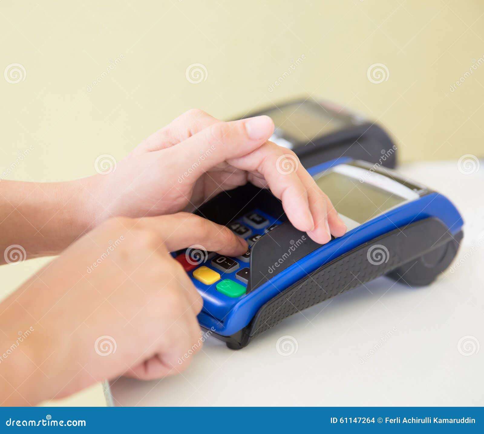 EDC ( Electronic Data Capture) Machine Hand Pressing Password on Stock ... EDC ( Electronic Data Capture) Machine Hand Pressing Password on Stock ...
