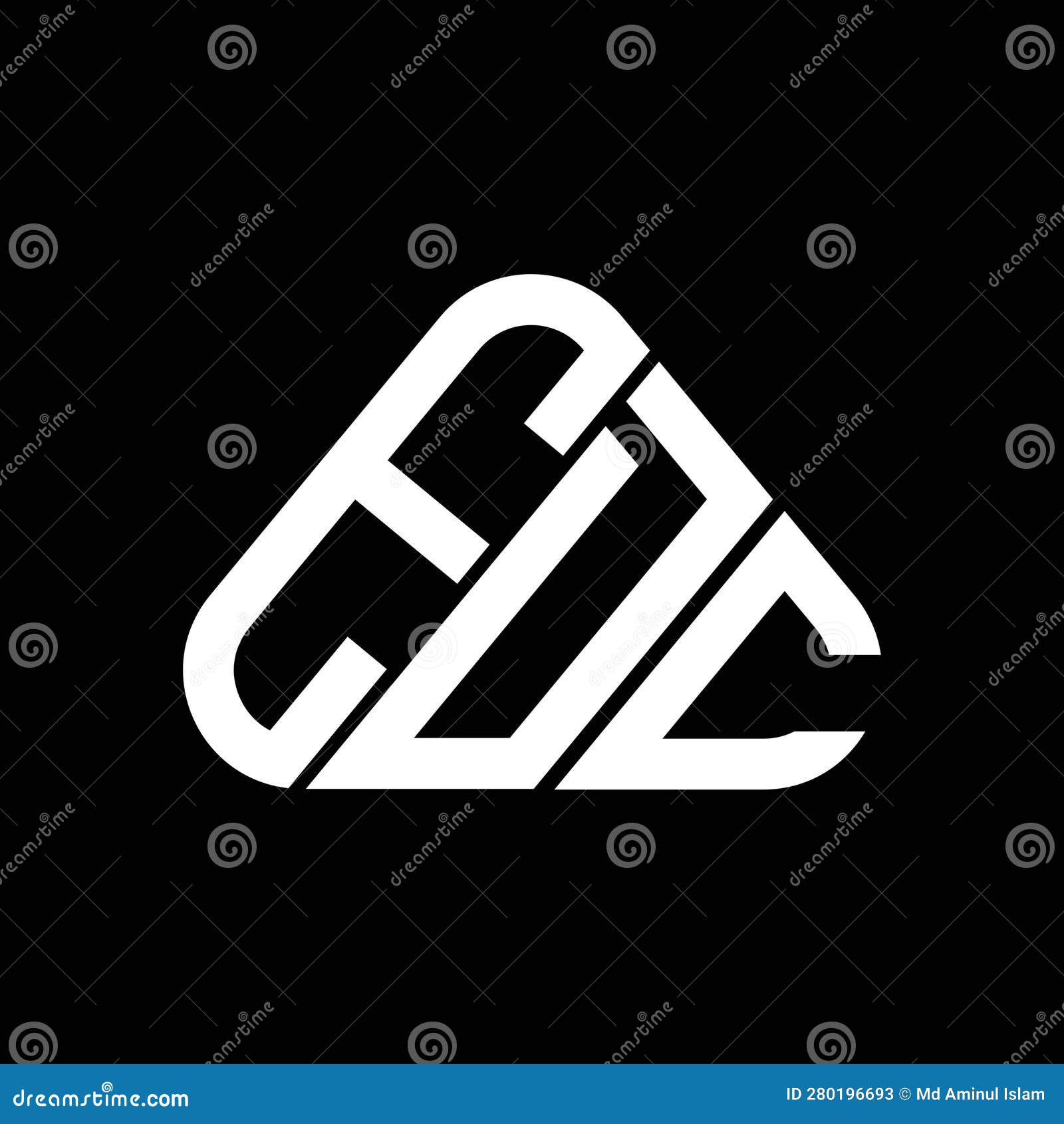 EDC Letter Logo Creative Design with Vector Graphic, EDC Simple and ...
