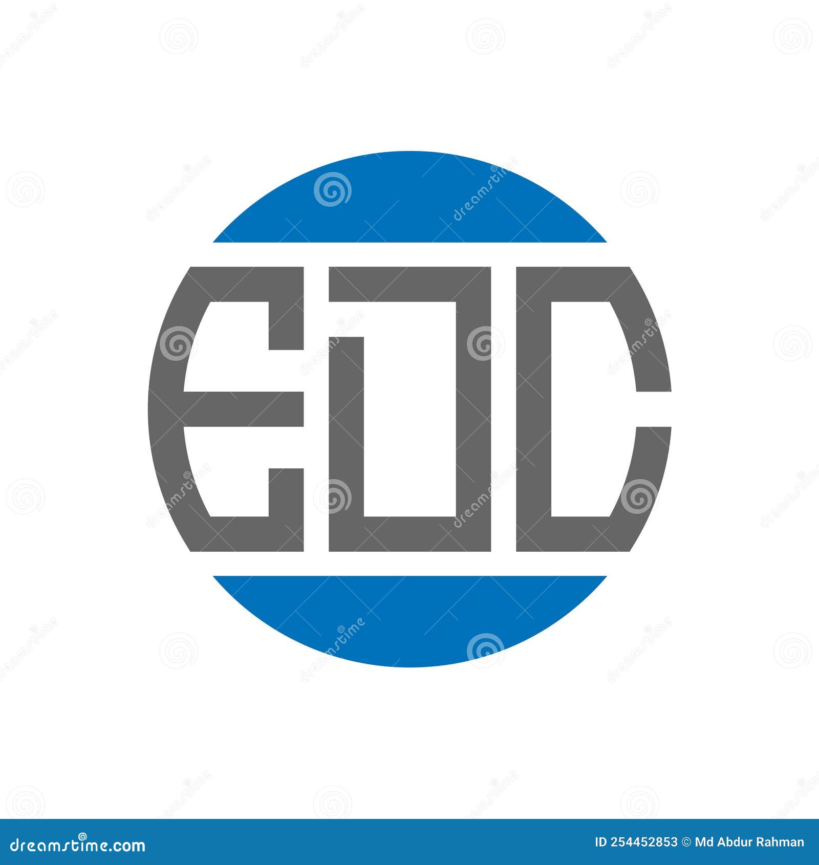 EDC Letter Logo Design On White Background. EDC Creative Initials ...