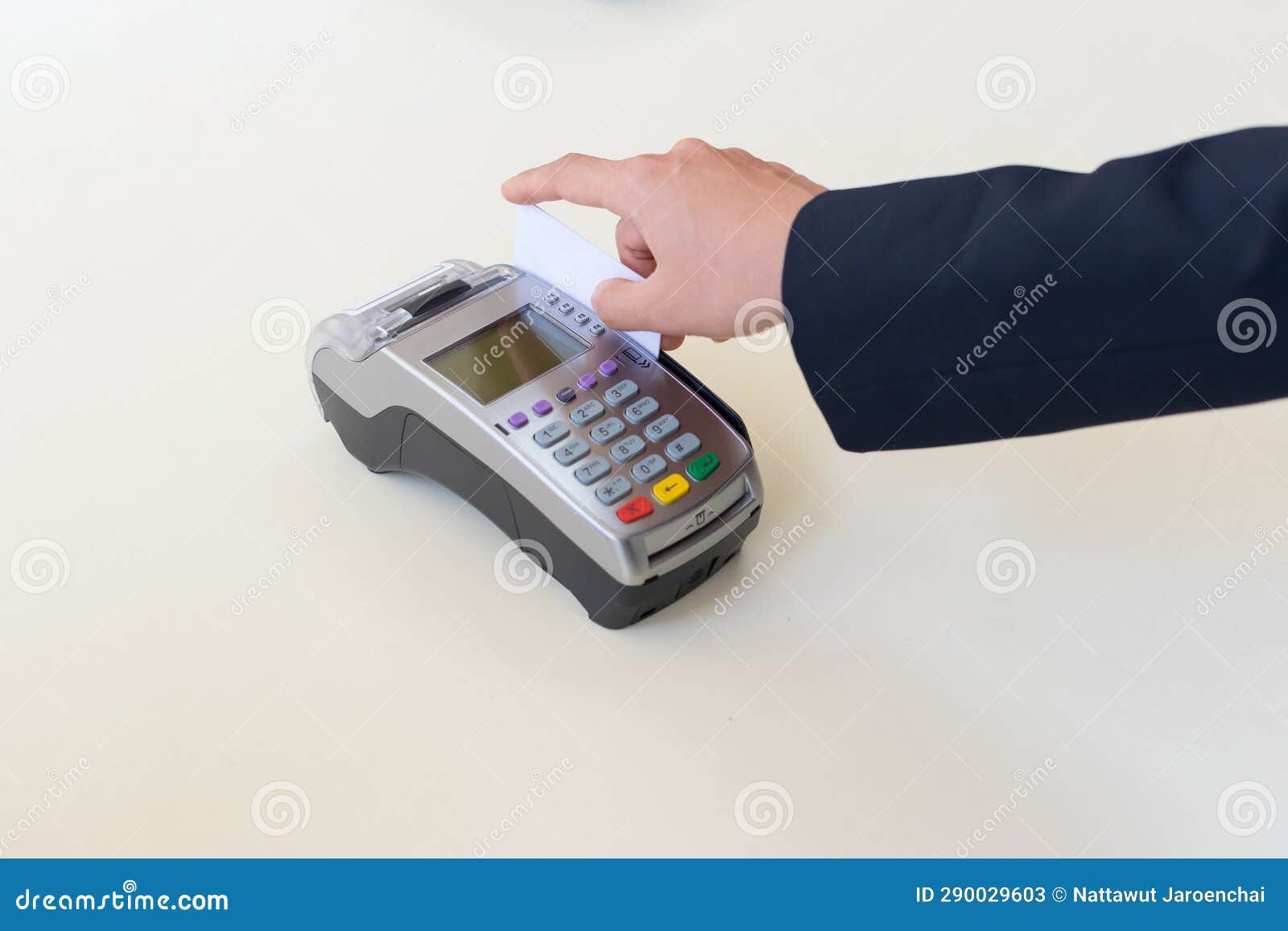 EDC machine stock image. Image of banking, eftpos, cashless - 290029603