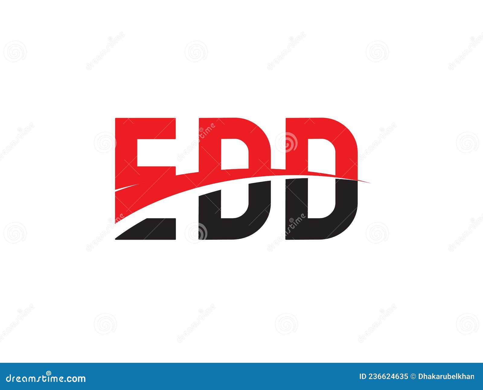 EDD Letter Initial Logo Design Vector Illustration Stock Vector ...